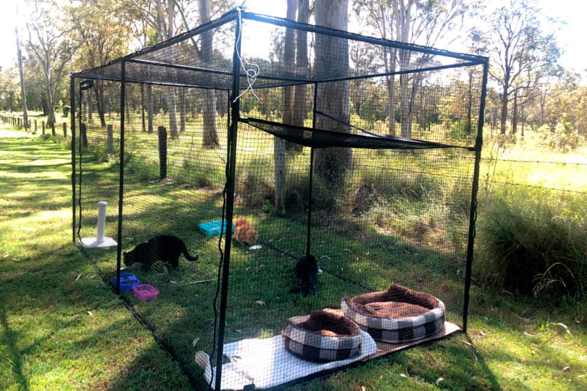Double Size 3.6m Freestanding Cat Enclosure – Catnets