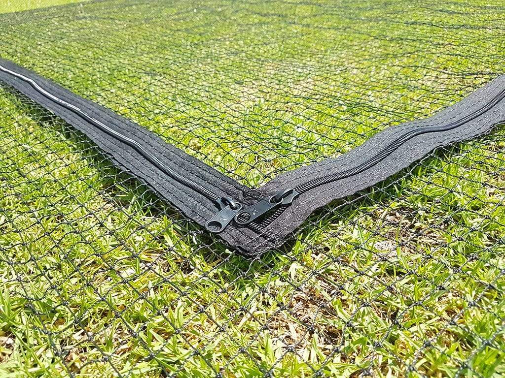 Stainless Steel Complete Wall Net with F-Zipper (3.5m x 3.5m Netting ...