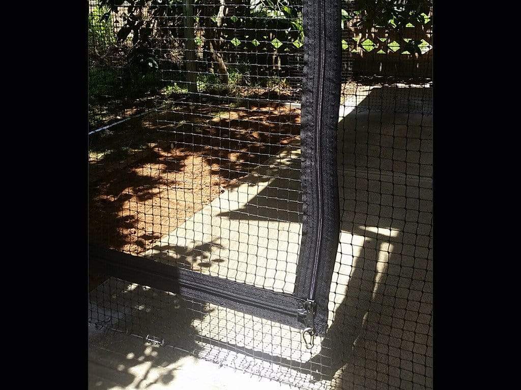 Stainless Steel Complete Wall Net with F-Zipper (3.5m x 3.5m Netting ...