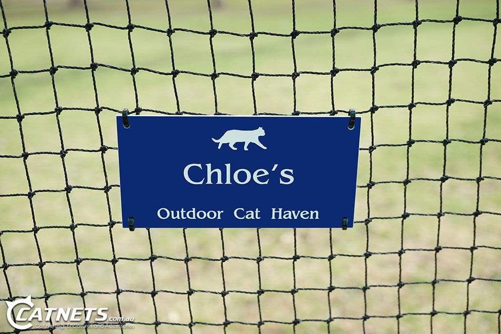 Custom Engraved PVC Name Plaque – Catnets